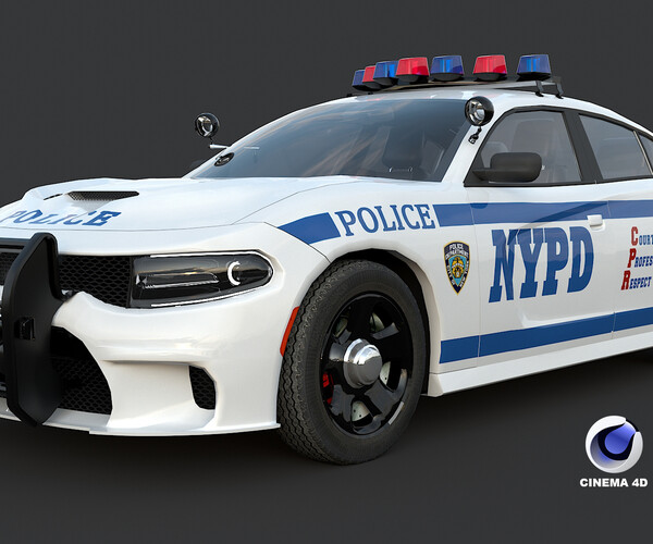 ArtStation - Dodge Charger New York Police Department NYPD | Game Assets
