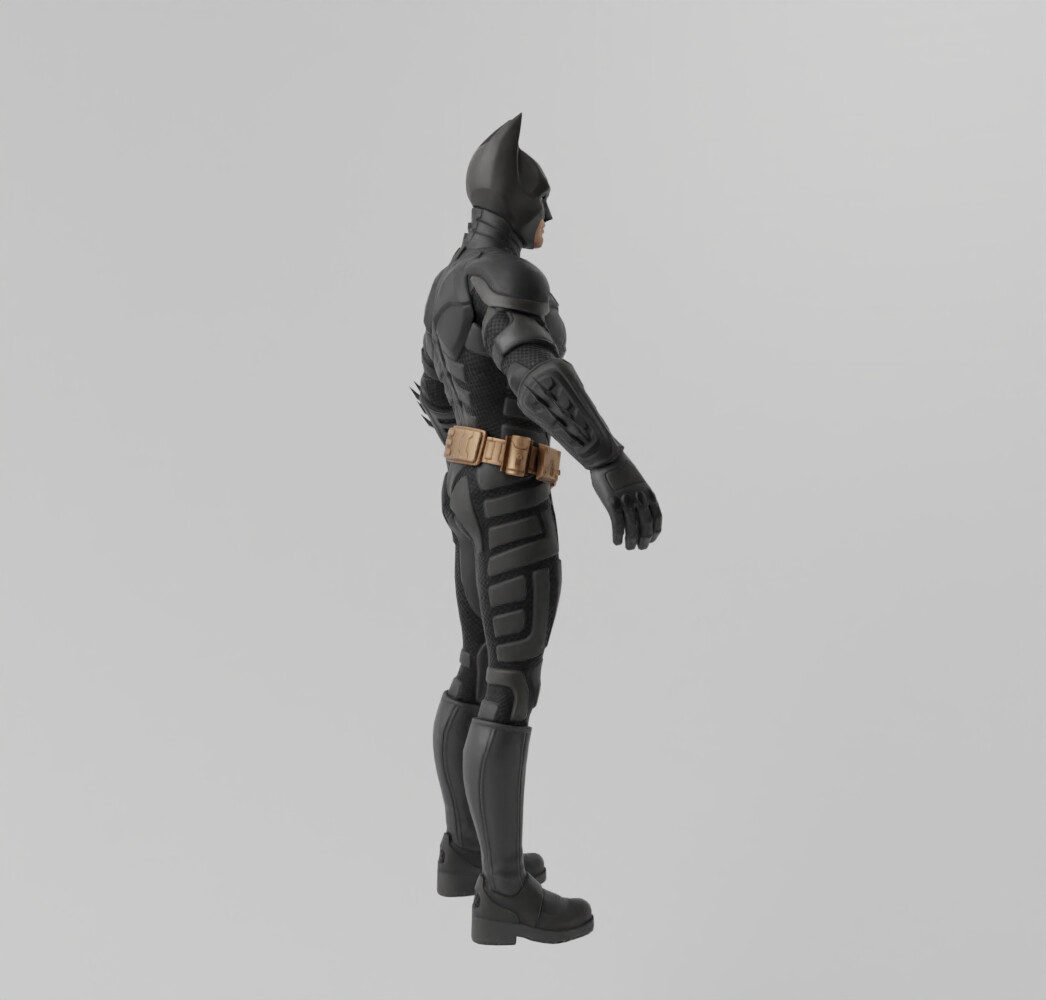 ArtStation - Batman Arkham Lowpoly Rigged | Resources