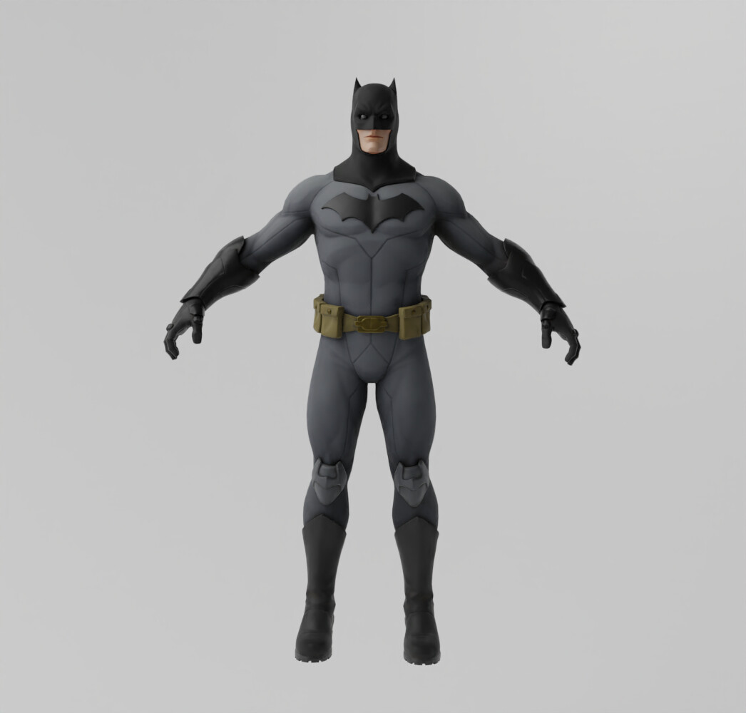 ArtStation - Batman Classic Lowpoly Rigged | Resources