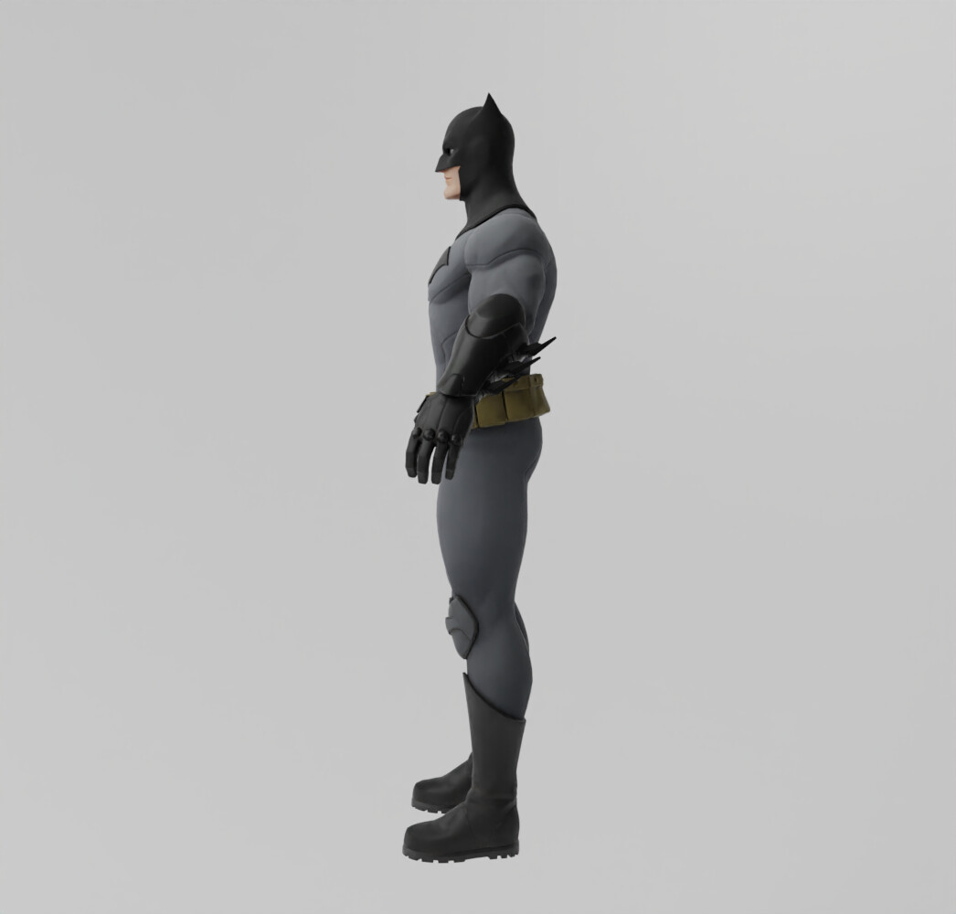 ArtStation - Batman Classic Lowpoly Rigged | Resources