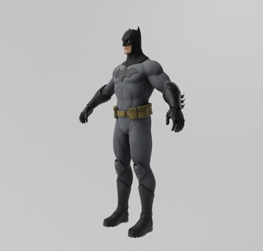 ArtStation - Batman Classic Lowpoly Rigged | Resources