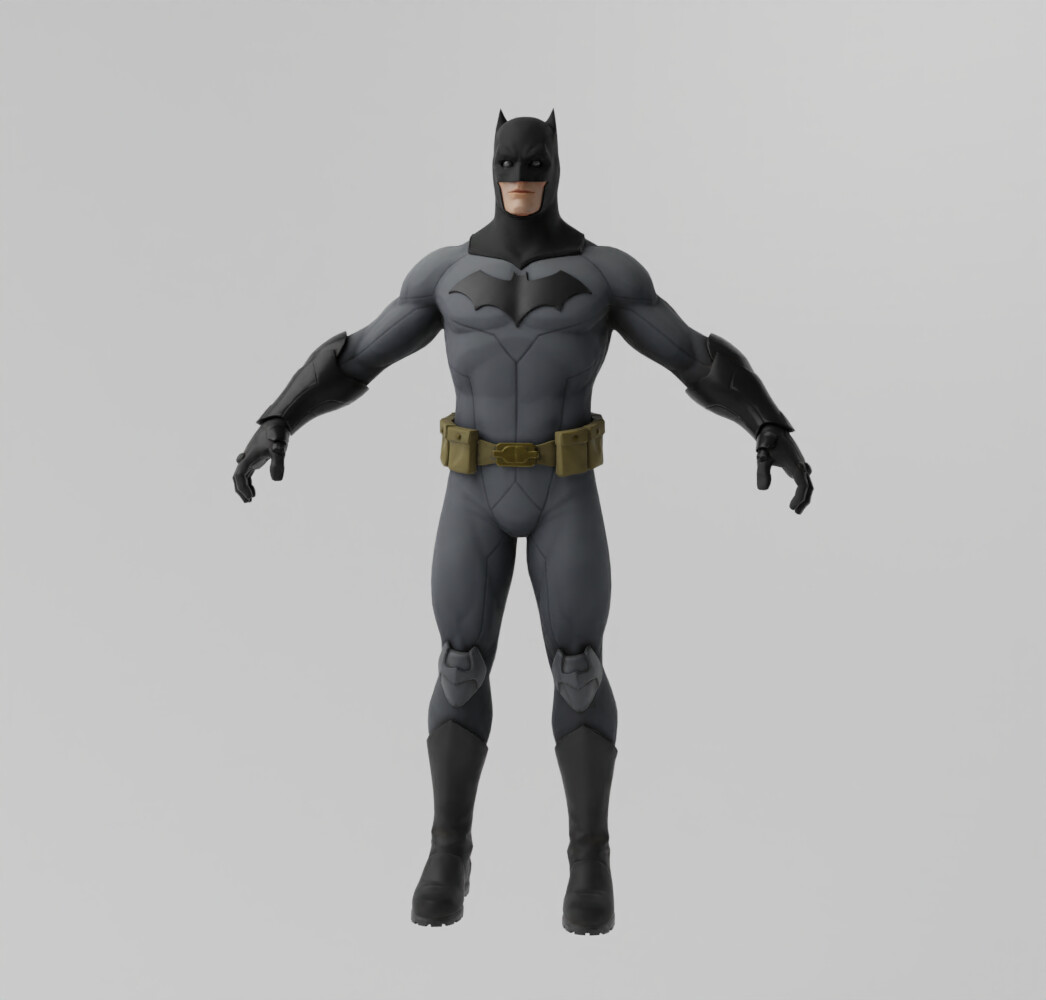 ArtStation - Batman Classic Lowpoly Rigged | Resources
