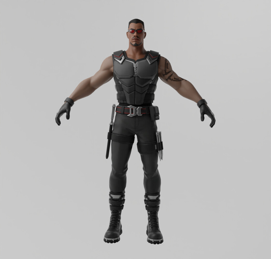 ArtStation - Blade Lowpoly Rigged | Resources