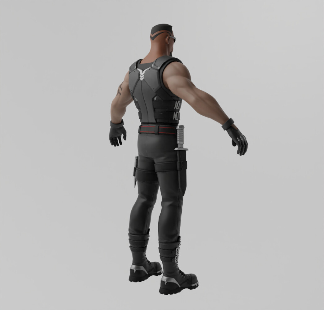 ArtStation - Blade Lowpoly Rigged | Resources