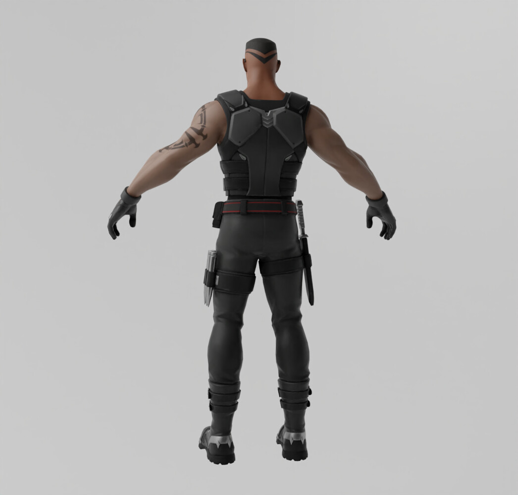 ArtStation - Blade Lowpoly Rigged | Resources