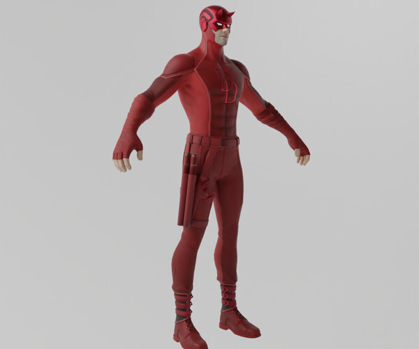 ArtStation - Daredevil Lowpoly Rigged | Resources