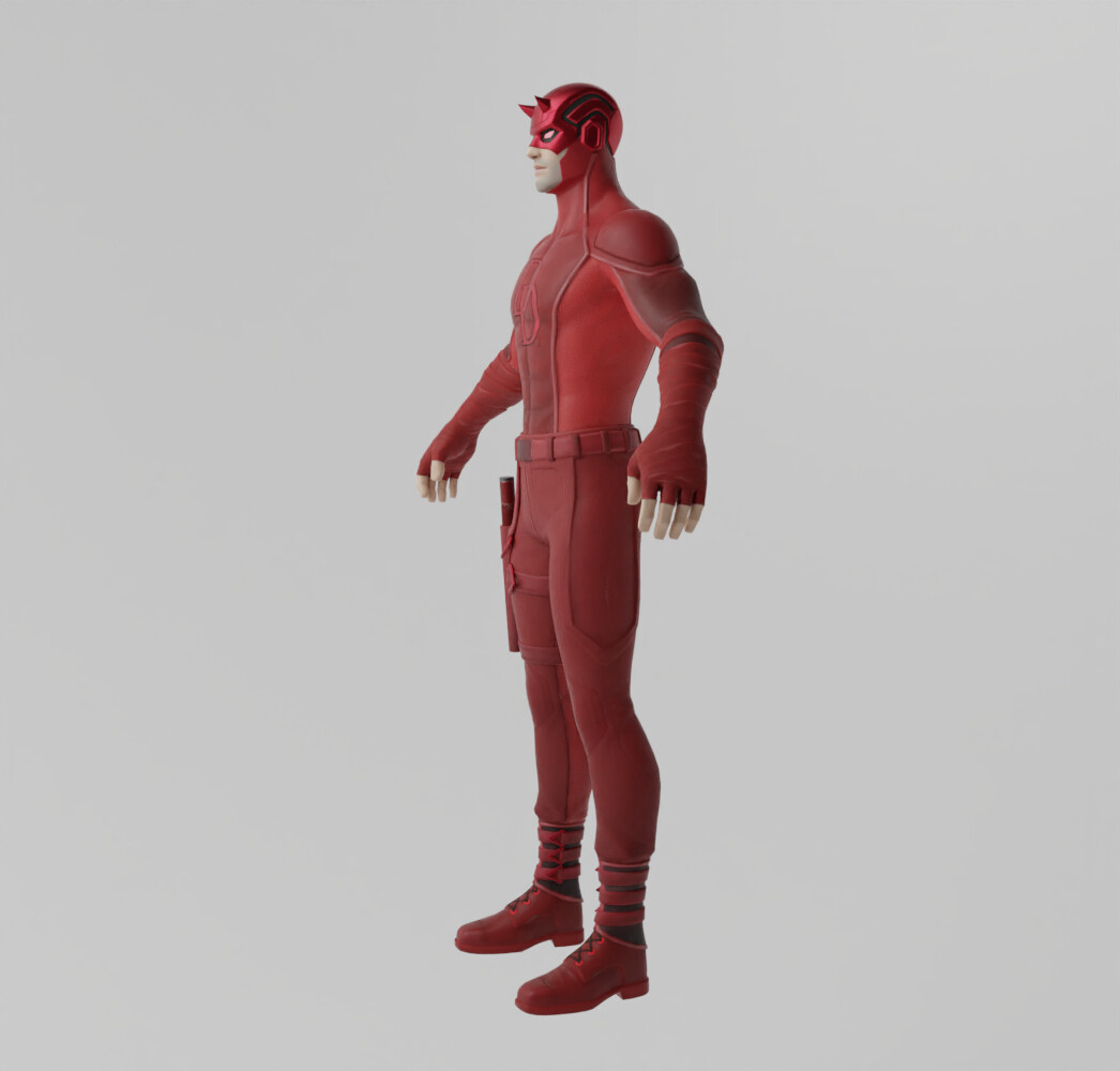 ArtStation - Daredevil Lowpoly Rigged | Resources