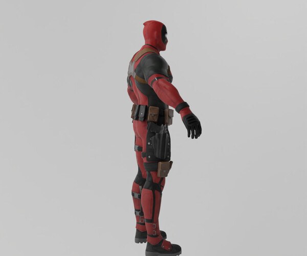 ArtStation - Deadpool Lowpoly Rigged | Resources