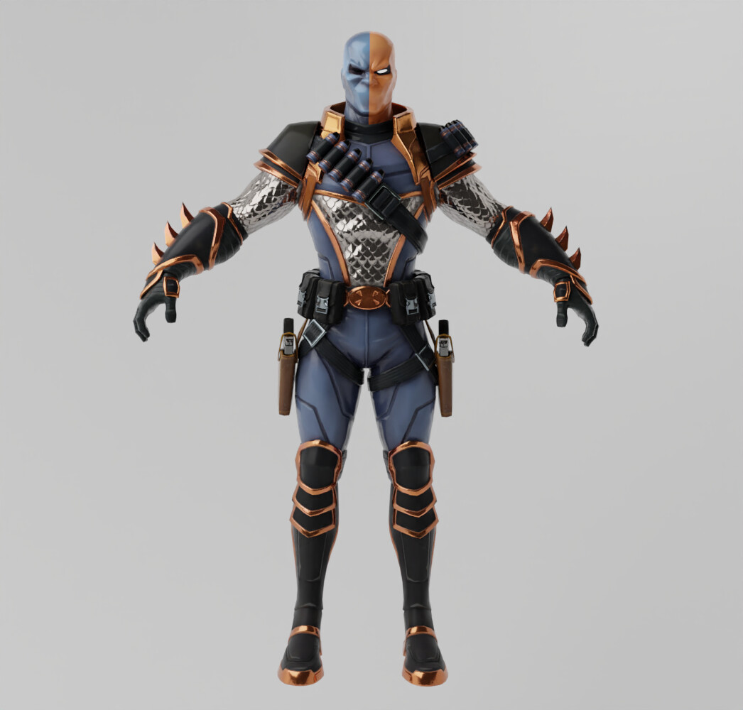 ArtStation - Deathstroke Lowpoly Rigged | Resources