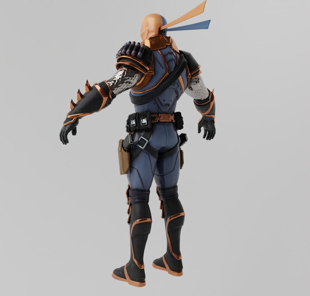 ArtStation - Deathstroke Lowpoly Rigged | Resources