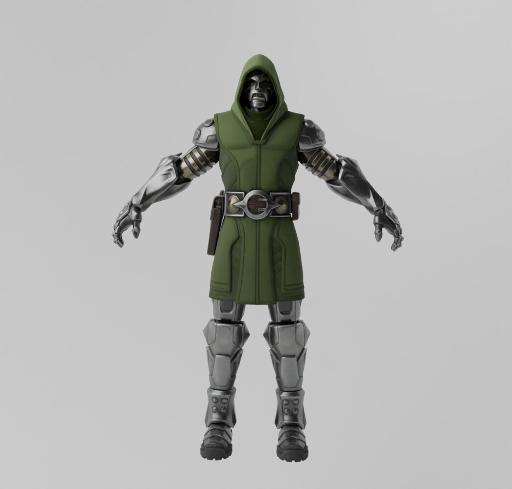 ArtStation - Dr Doom Lowpoly Rigged | Resources