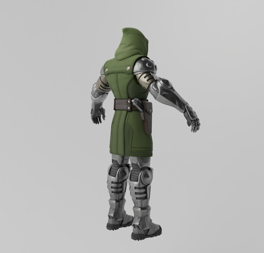 ArtStation - Dr Doom Lowpoly Rigged | Resources