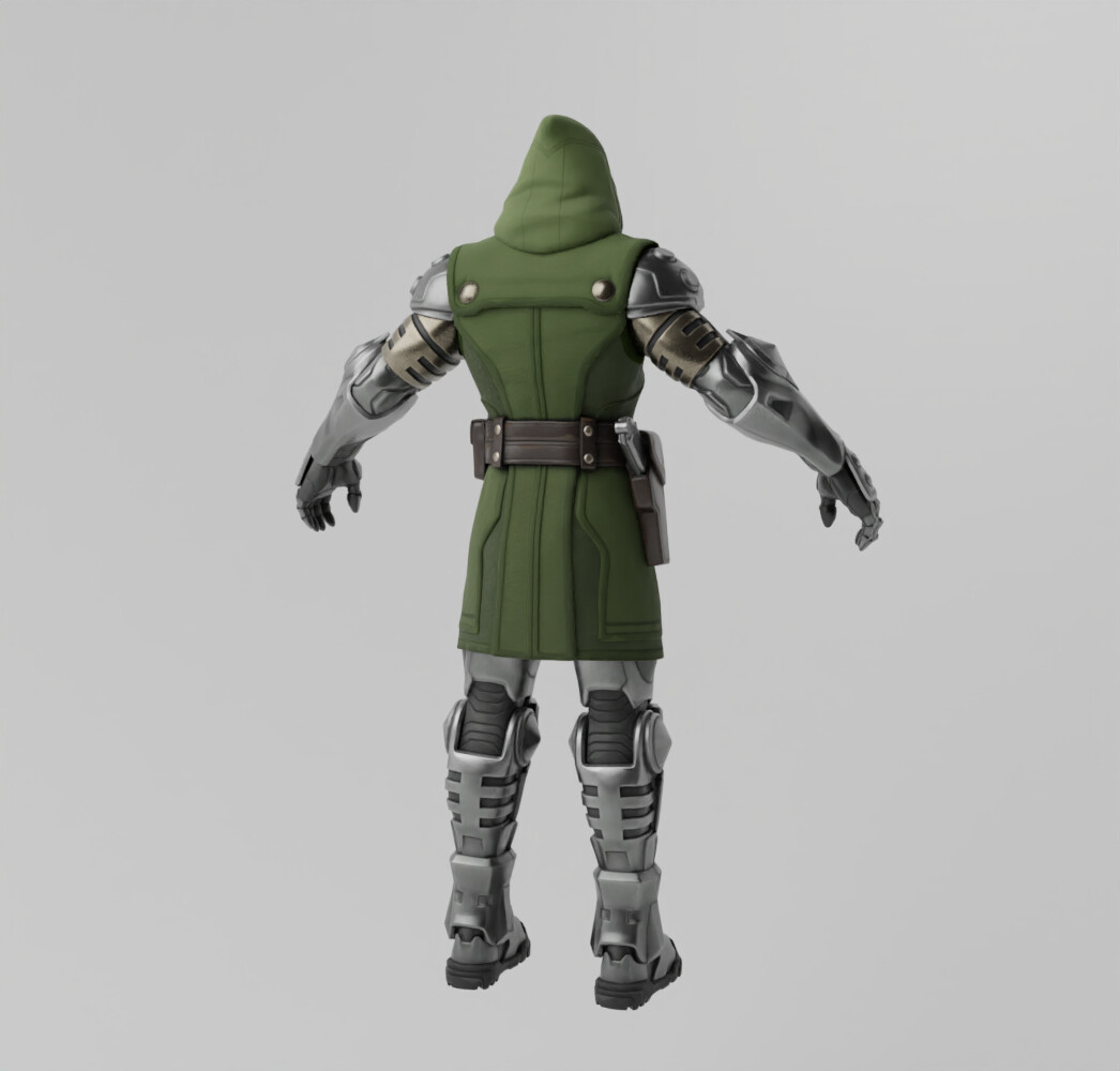 ArtStation - Dr Doom Lowpoly Rigged | Resources