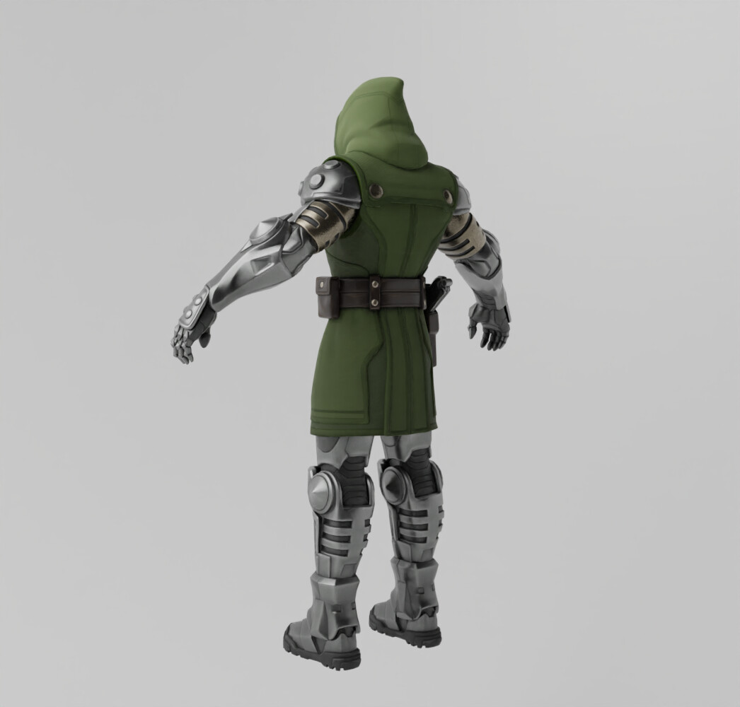 ArtStation - Dr Doom Lowpoly Rigged | Resources