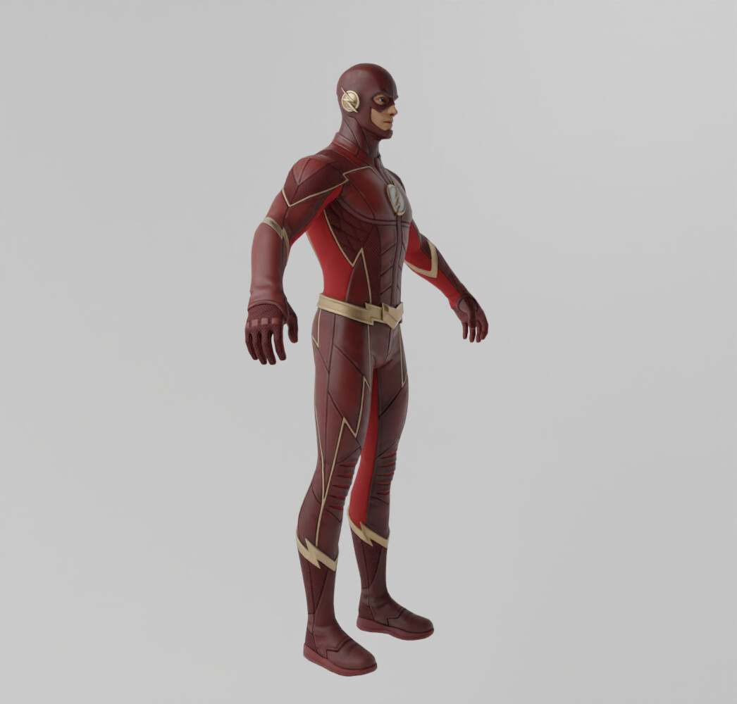 ArtStation - Flash Lowpoly Rigged | Resources