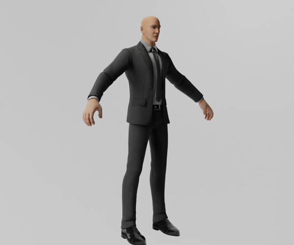 ArtStation - Hitman Lowpoly Rigged | Resources