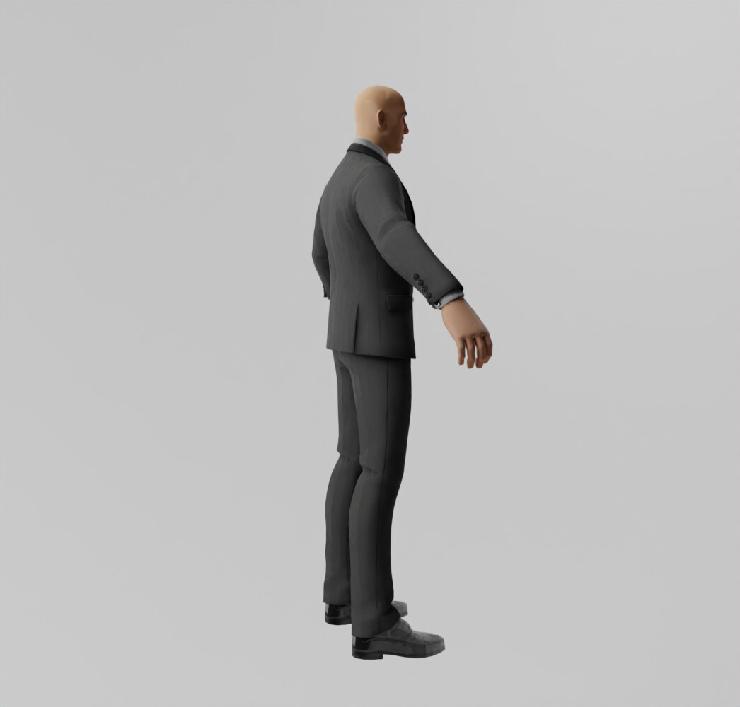 ArtStation - Hitman Lowpoly Rigged | Resources