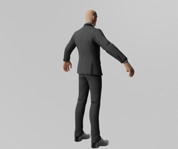 ArtStation - Hitman Lowpoly Rigged | Resources