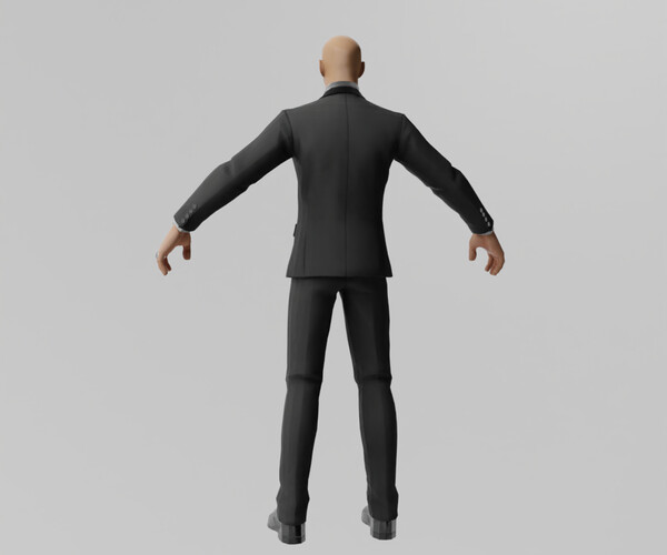 ArtStation - Hitman Lowpoly Rigged | Resources