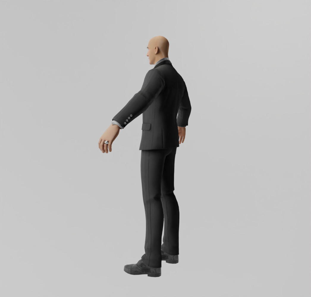 ArtStation - Hitman Lowpoly Rigged | Resources