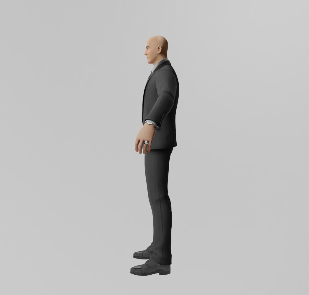 ArtStation - Hitman Lowpoly Rigged | Resources