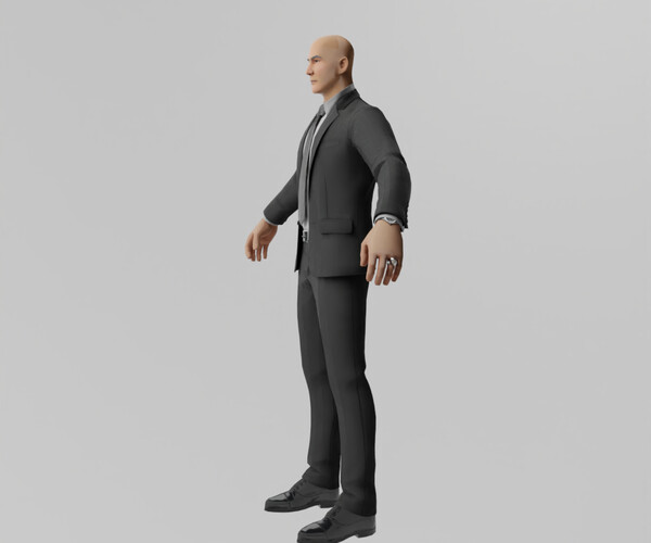 ArtStation - Hitman Lowpoly Rigged | Resources