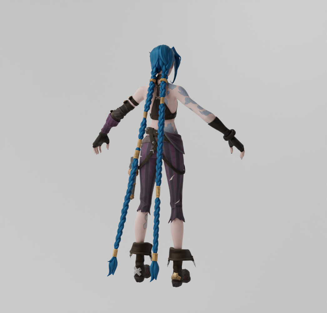 ArtStation - Jinx Lowpoly RIgged | Resources