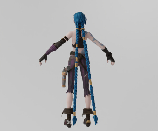 ArtStation - Jinx Lowpoly RIgged | Resources