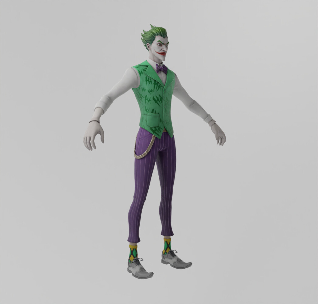 ArtStation - Joker Lowpoly Rigged | Resources