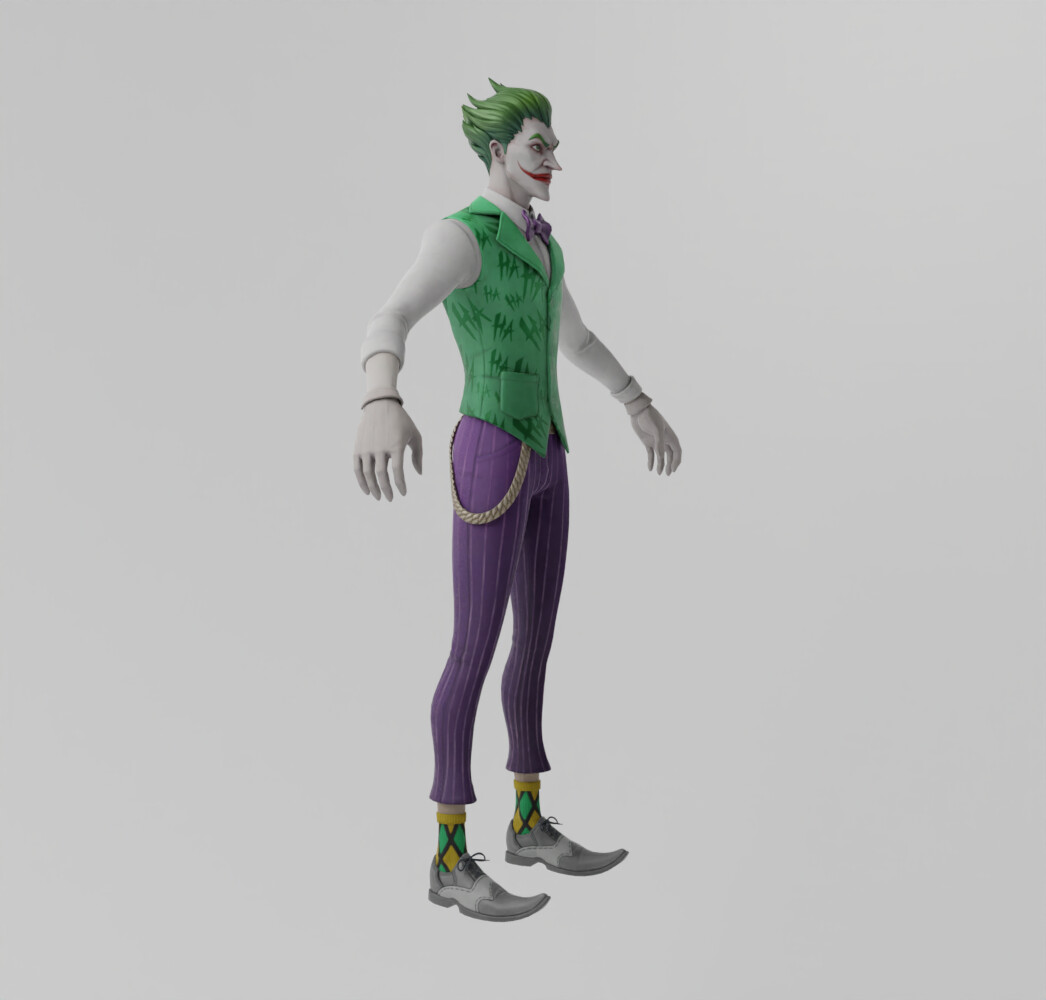 ArtStation - Joker Lowpoly Rigged | Resources