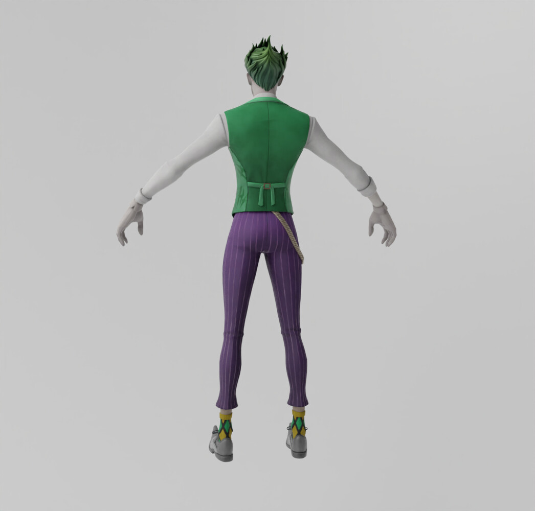 ArtStation - Joker Lowpoly Rigged | Resources
