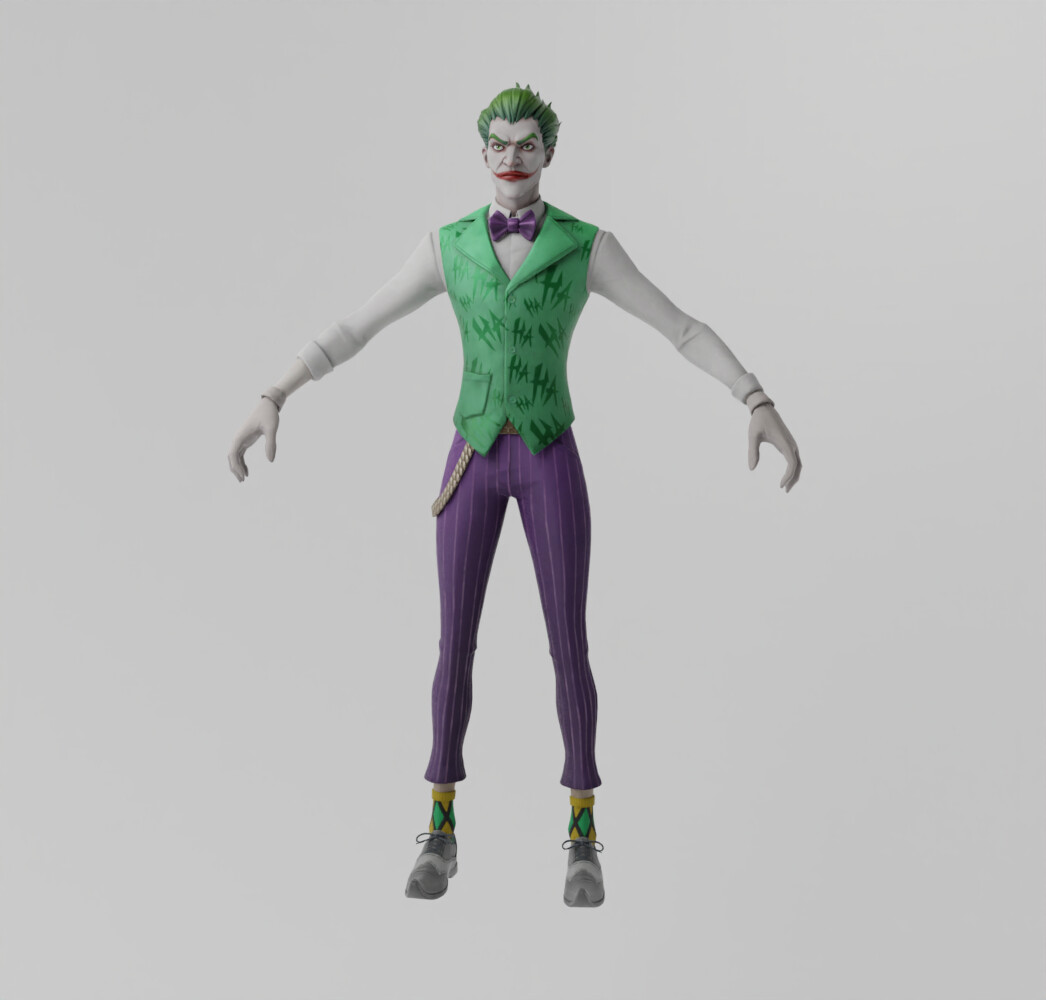 ArtStation - Joker Lowpoly Rigged | Resources