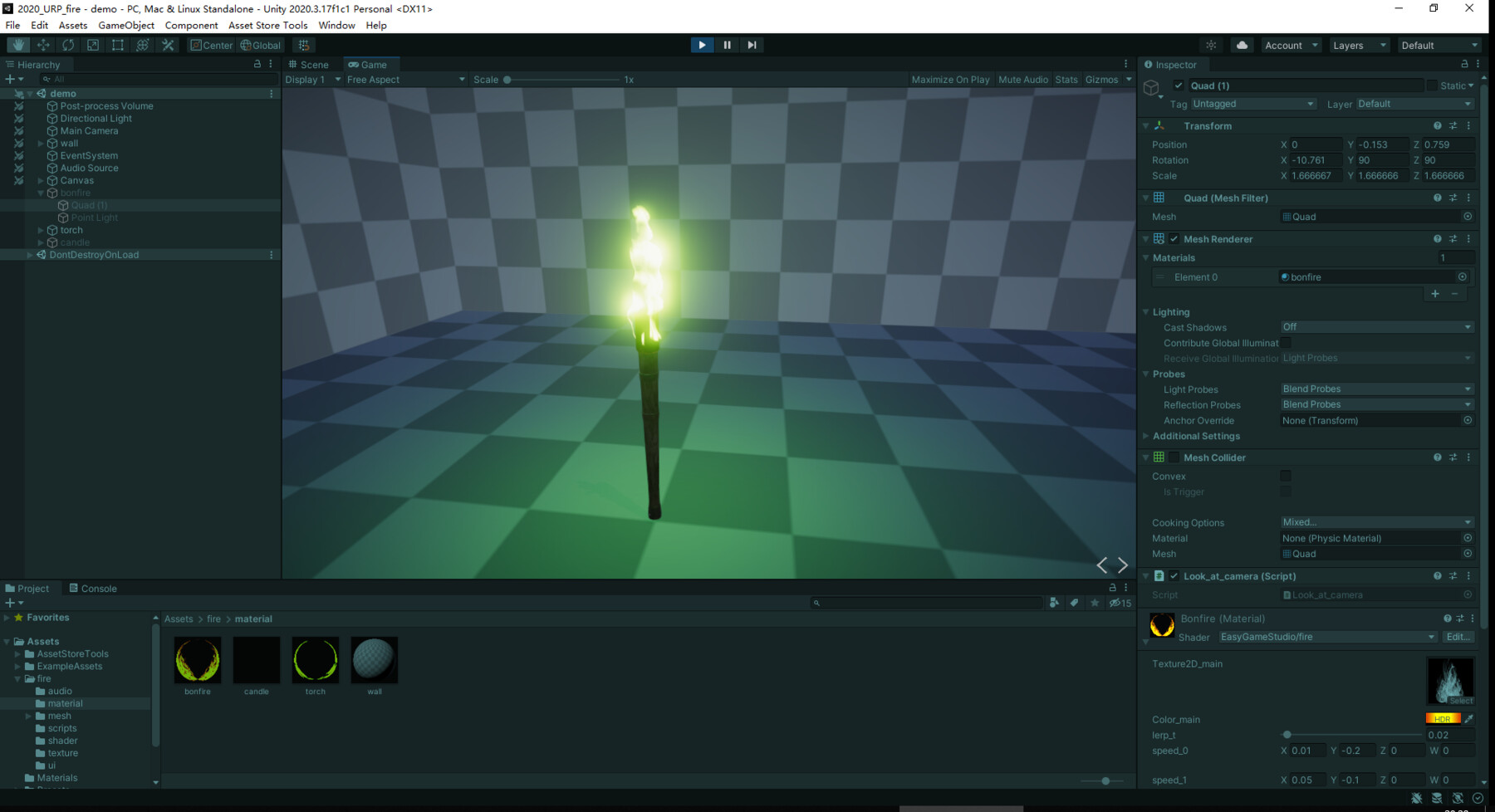 ArtStation - Unity VFX - Fire Effect | Game Assets