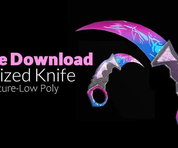 ArtStation - Stylized Knife | Game Assets