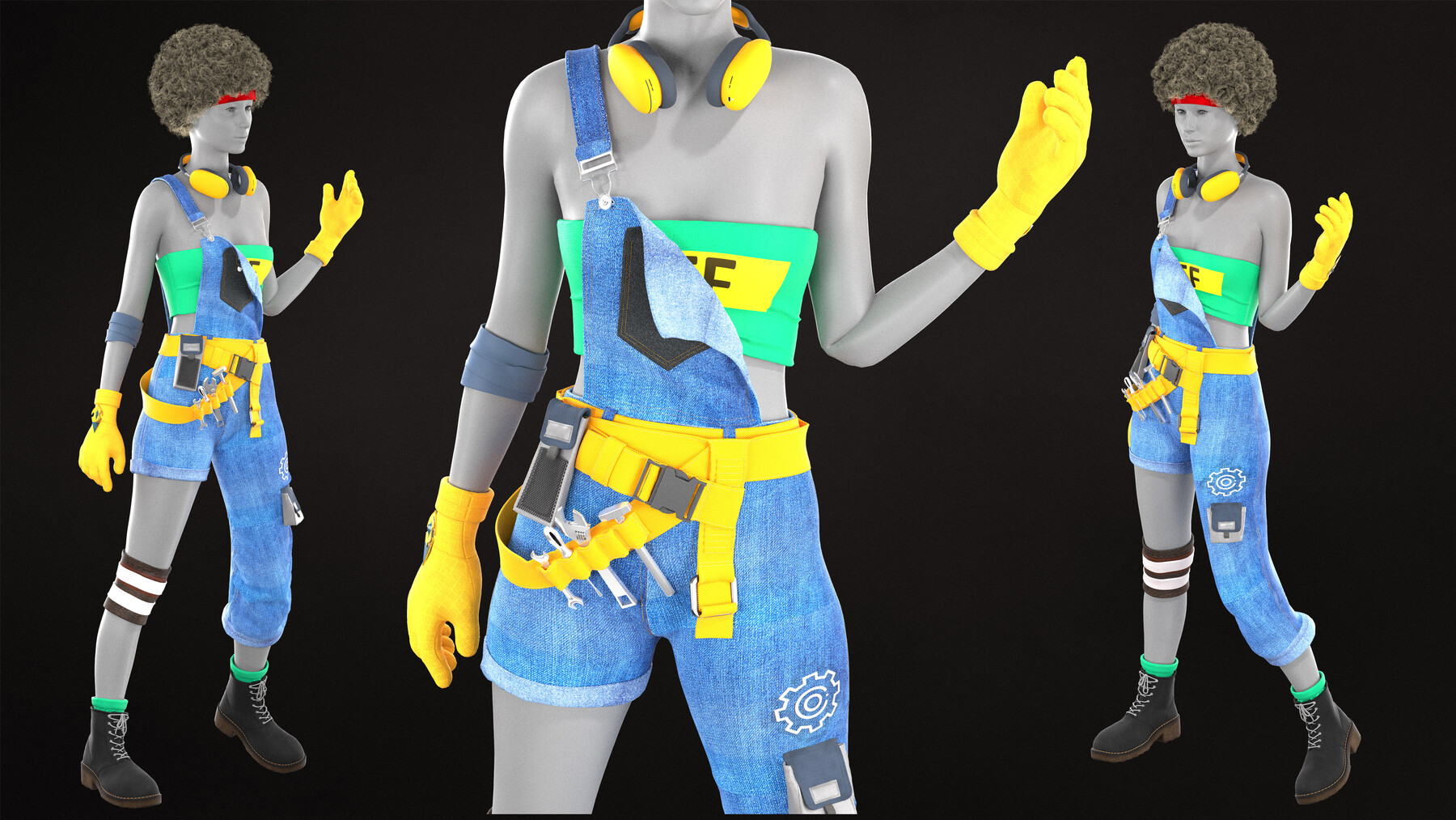 ArtStation - WOMEN'S OUTFIT (VOL1) / Marvelous / CLO Project file ...