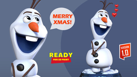 ArtStation - Olaf - Merry Christmas | Resources