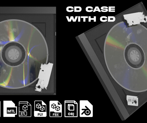 ArtStation - CD case and CD | Game Assets