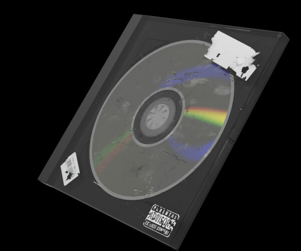 ArtStation - CD case and CD | Game Assets