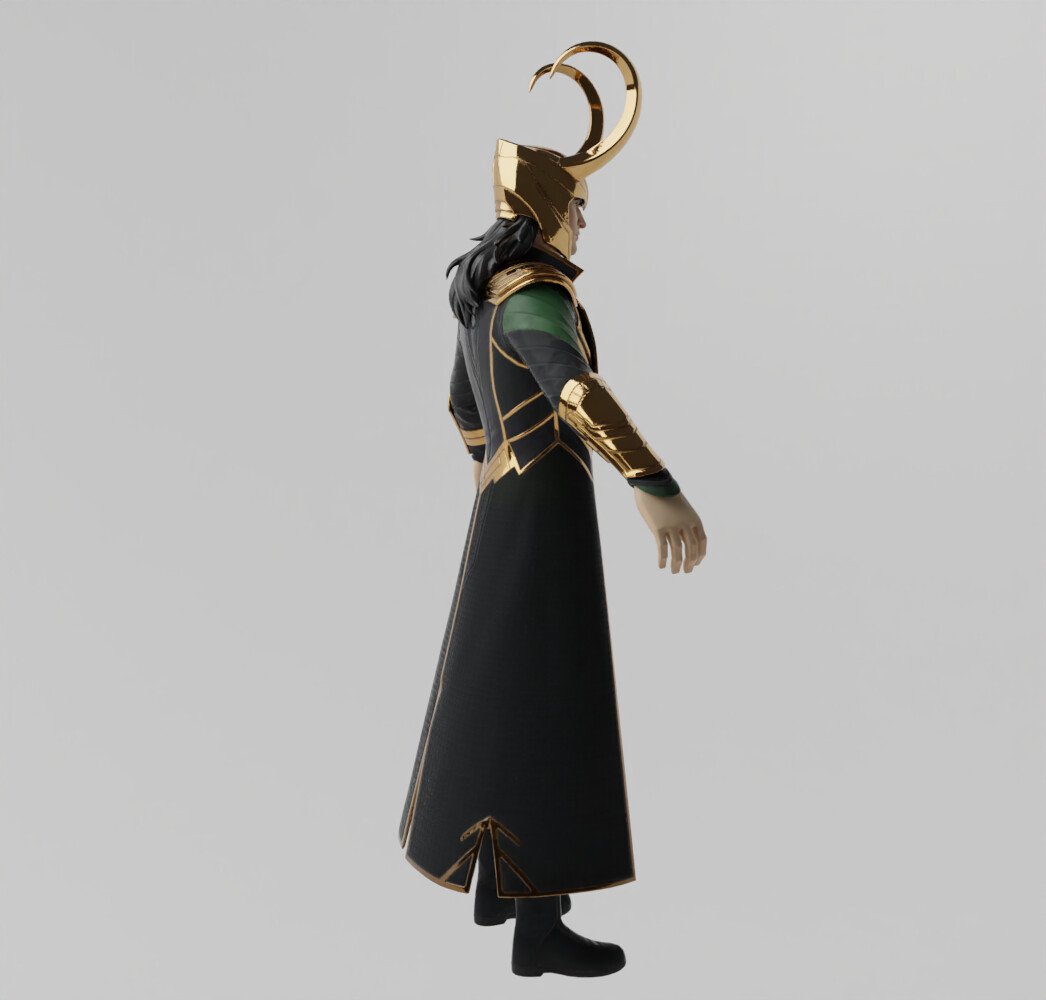 ArtStation - Loki lowpoly Rigged | Resources