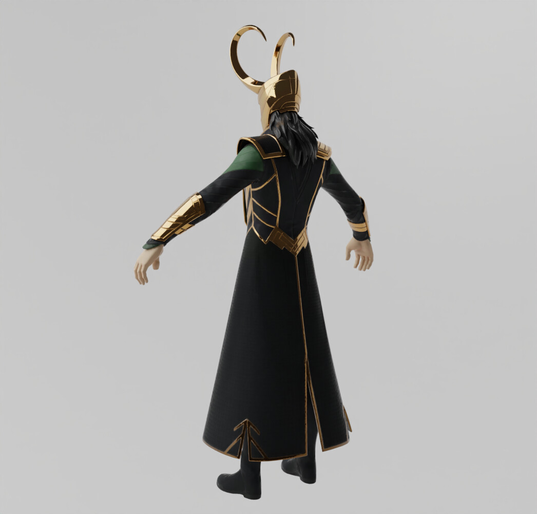 ArtStation - Loki lowpoly Rigged | Resources