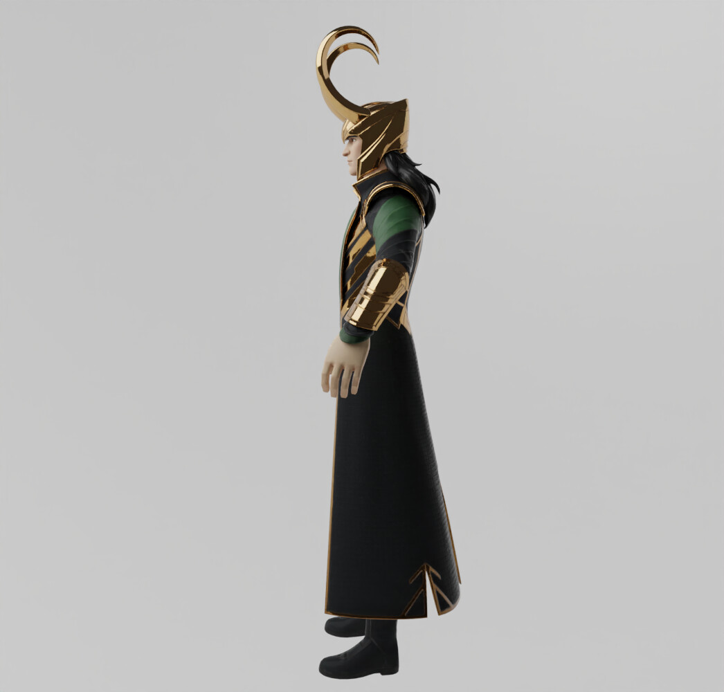 ArtStation - Loki lowpoly Rigged | Resources