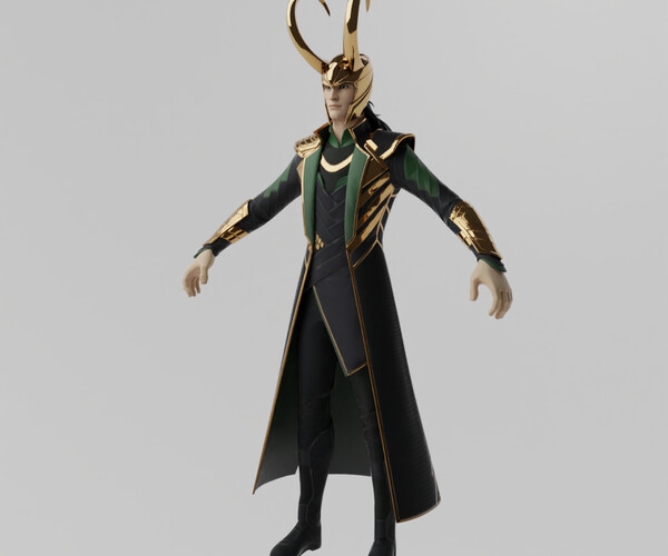 ArtStation - Loki lowpoly Rigged | Resources