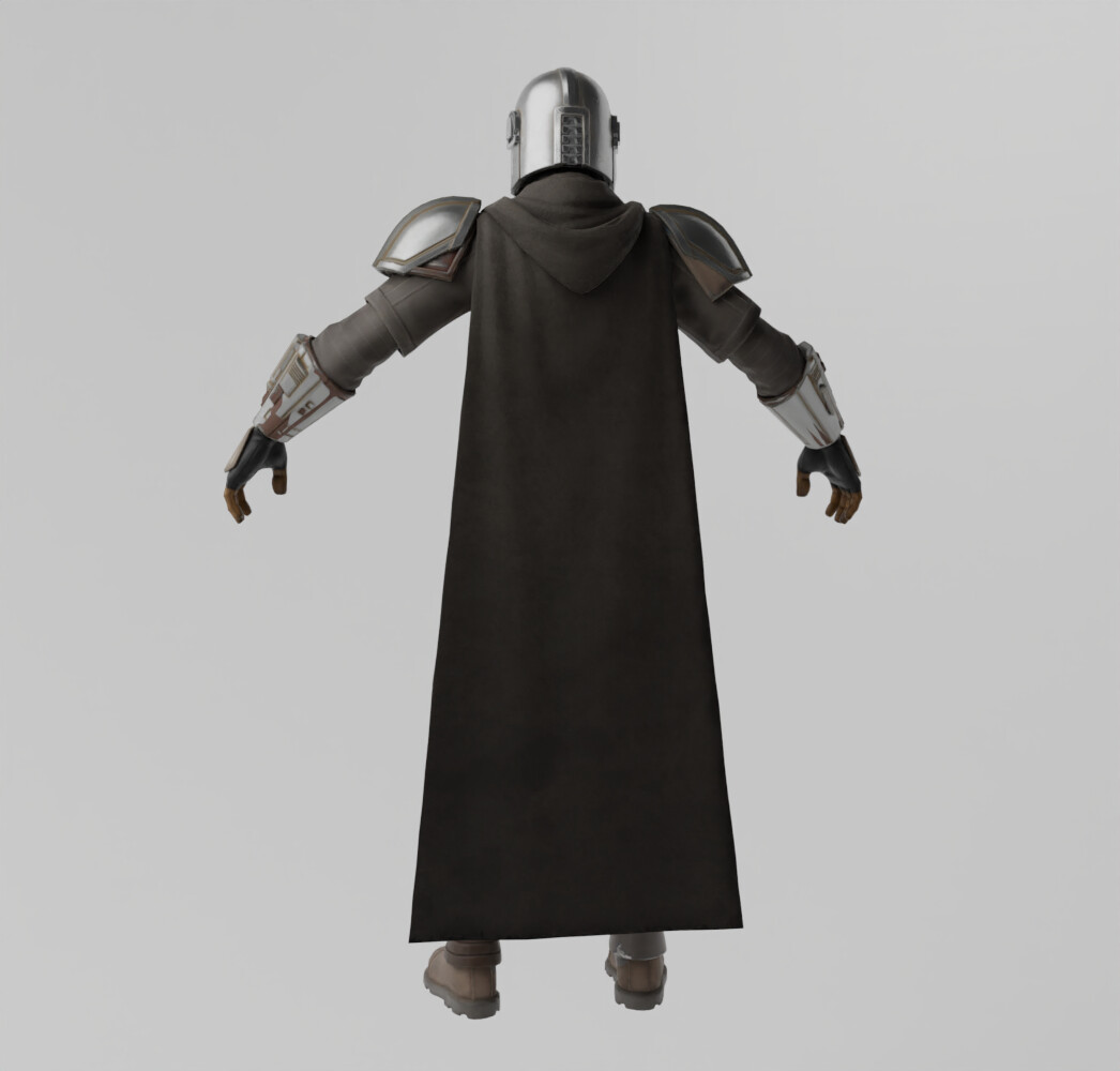 ArtStation - Mandalorian Din Djarin Lowpoly Rigged | Resources