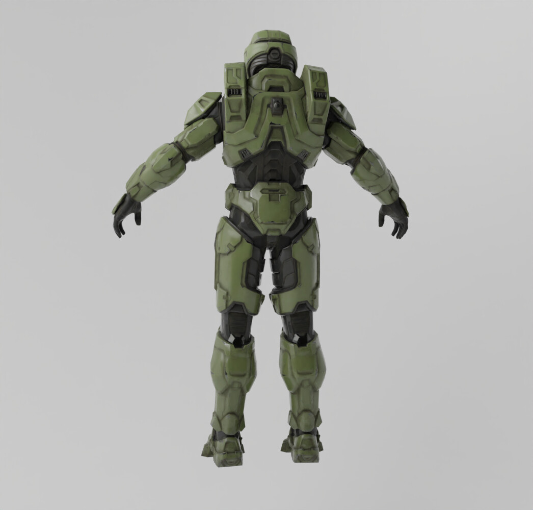 ArtStation - Master Chief Lowpoly Rigged | Resources