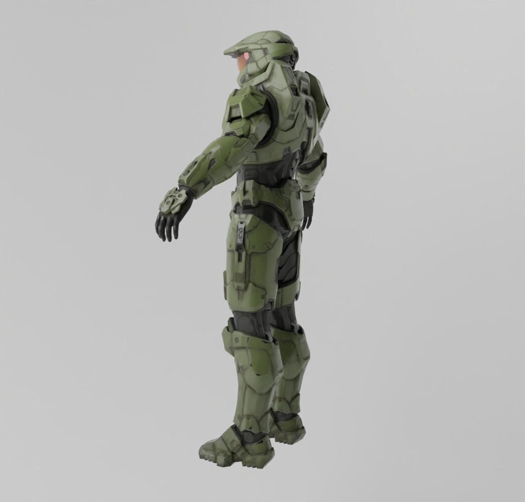 ArtStation - Master Chief Lowpoly Rigged | Resources