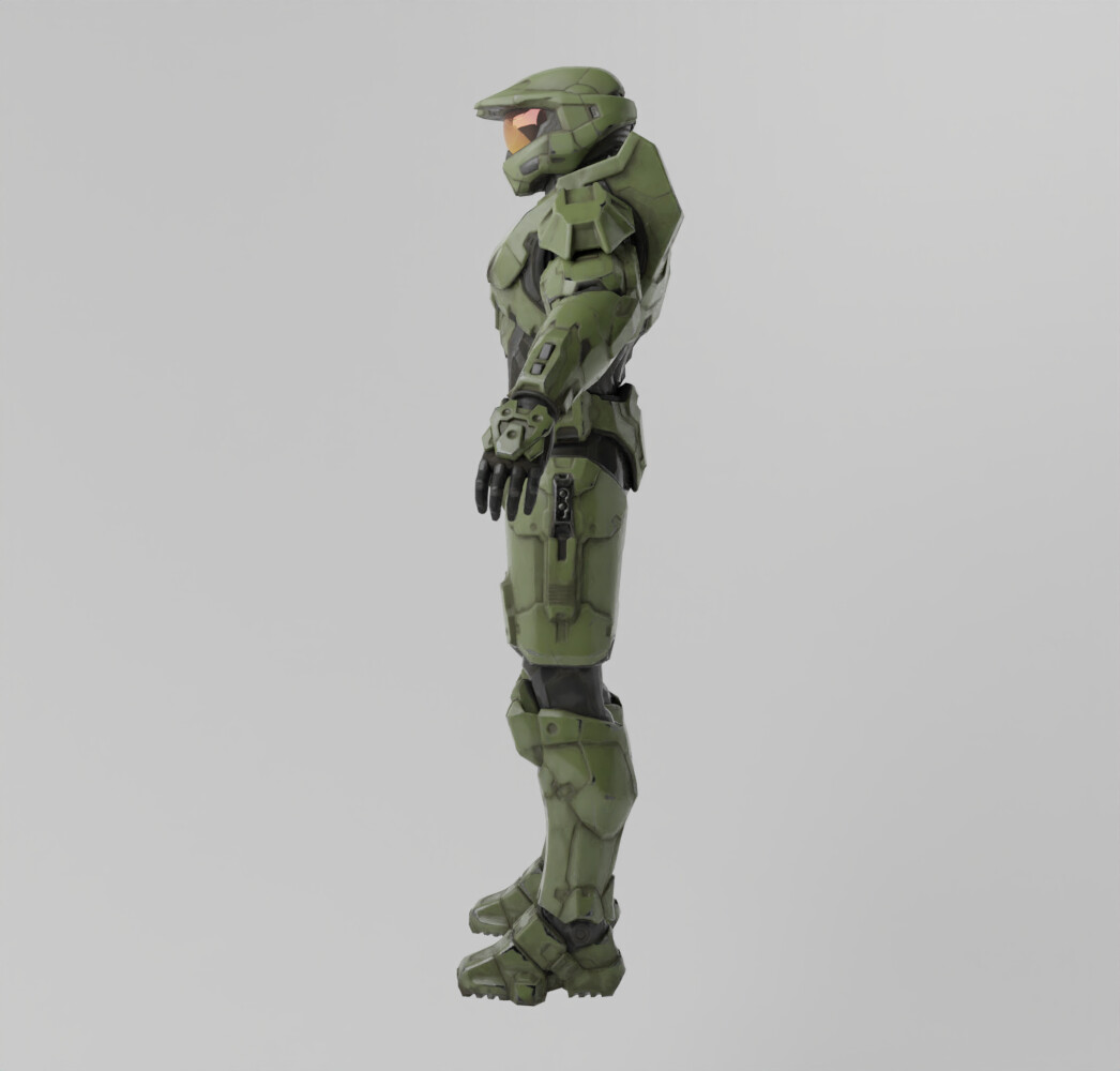 ArtStation - Master Chief Lowpoly Rigged | Resources