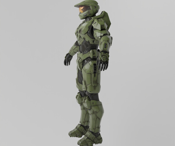 ArtStation - Master Chief Lowpoly Rigged | Resources