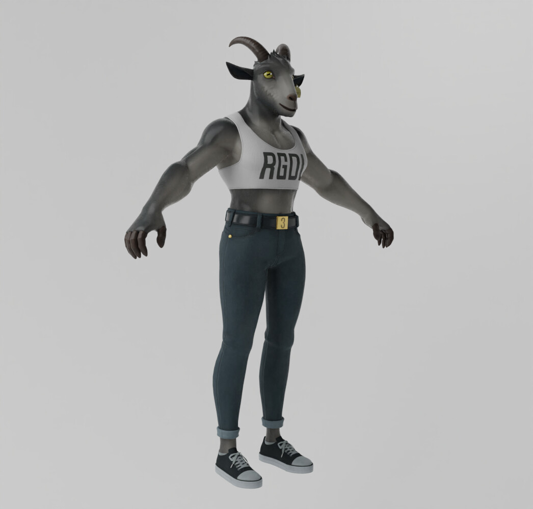ArtStation - Pilgor Goat Lowpoly Rigged | Resources