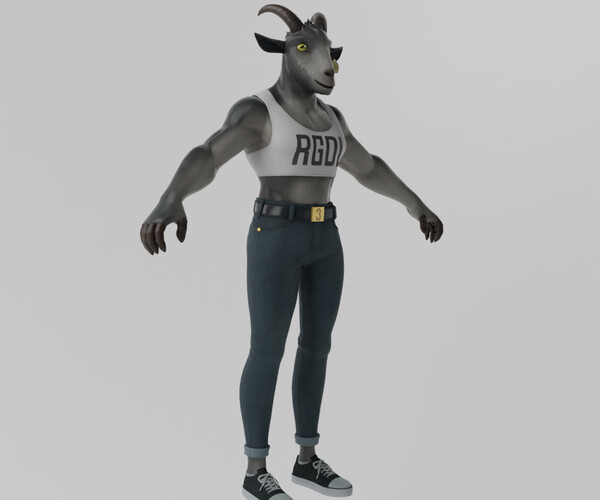 ArtStation - Pilgor Goat Lowpoly Rigged | Resources
