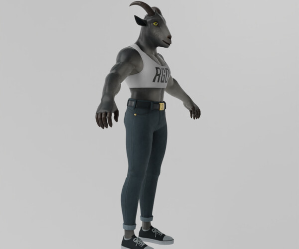 ArtStation - Pilgor Goat Lowpoly Rigged | Resources